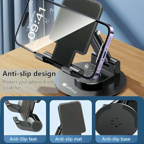 Elfora 360 Mobile Stand |Rotatable & Foldable | Tabletop Mobile Holder ...