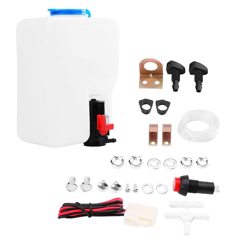 Amazon.com: Acouto Windscreen Washer Bottle Kit, 12V Windshield Washer ...