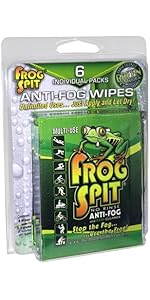 Amazon.com: Frog Spit Pre-Moistened Anti-Fog Wipes | 12-Pack ...