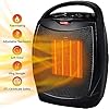 Amazon.com: Smart Space Electric Heater, Adjustable Thermostat ...