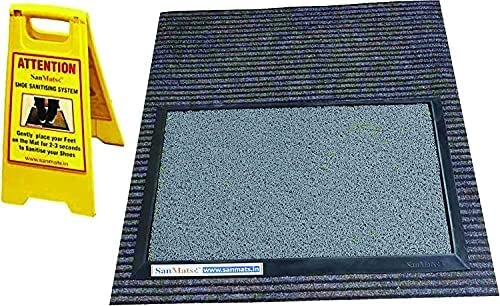 Buy SanMats Shoe Sanitizing Mat with 30x36 inches Carpet Size ...
