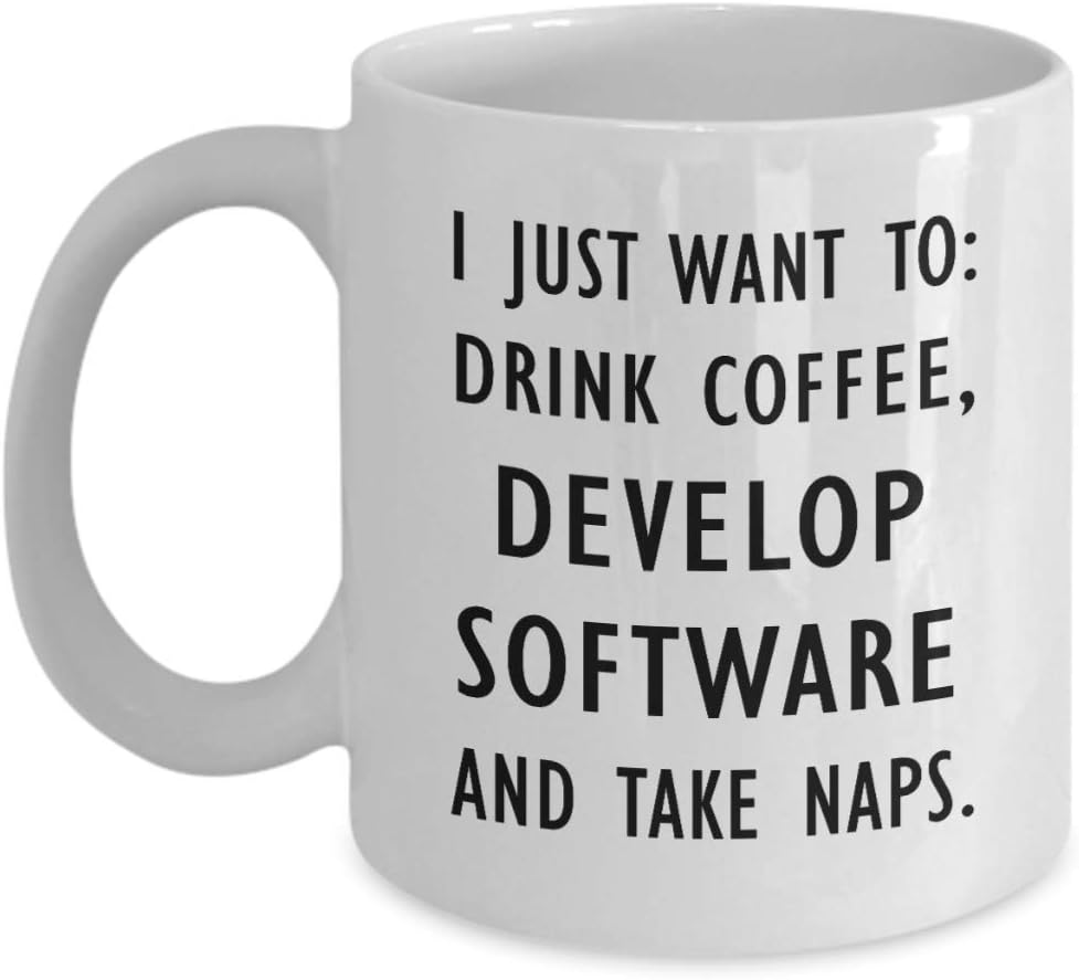 Amazon.com: Gifts for Software Developer Coffee Mug Tea Cup Funny Cute ...