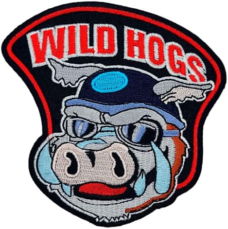 Amazon.com: Wild Hogs Embroidered Biker Patch - 4 X 4 Inch Iron on sew ...