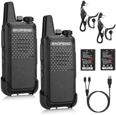 Baofeng GT-22 Walkie Talkie PMR 446 Radio 16 Channels Two Way Radio ...