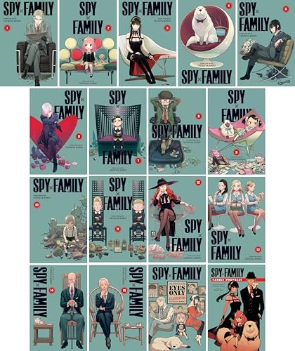 Spy x Family Complete 17 Book Series (Vol. 1-15 + Official Guide + Spy ...