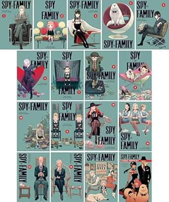 Spy x Family Complete 17 Book Series (Vol. 1-15 + Official Guide + Spy ...