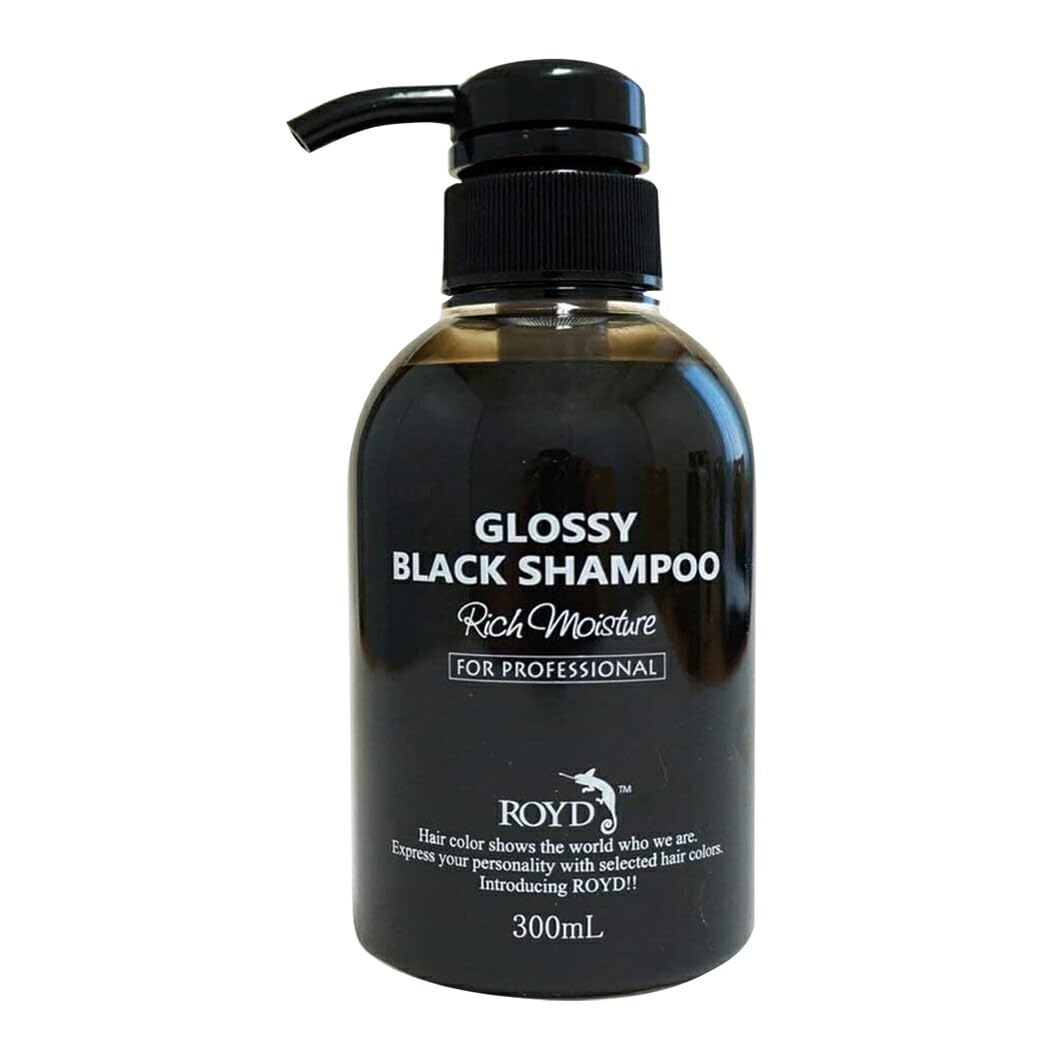 Amazon | ROYD(ロイド) カラーシャンプー グロッシーブラック 300ml 【メーカー公認正規代理店】 | ノーブランド品 | シャンプー 通販