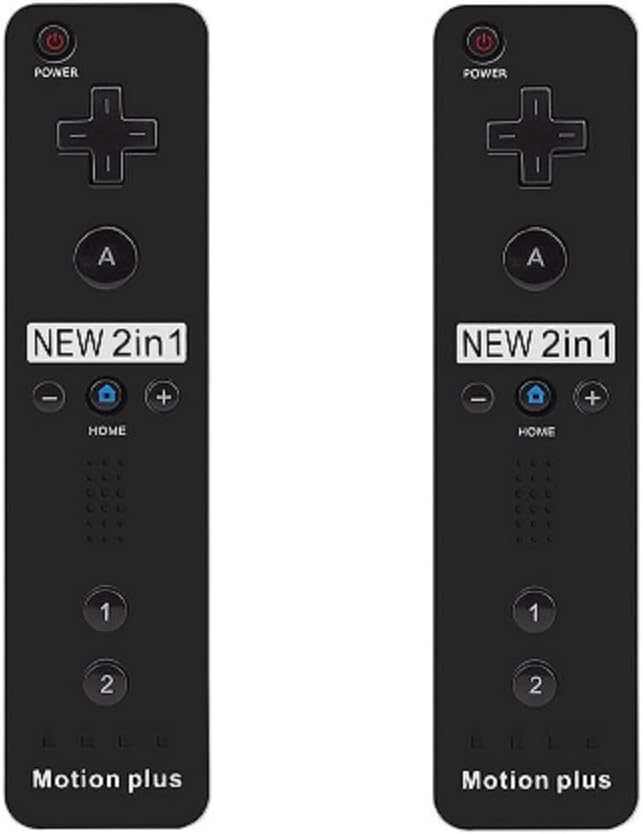Wii Remote Motion Plus Controller (2 Packs) for Nintendo Wii&Wii U ...