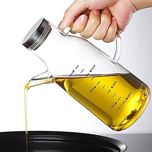 750ml Kitchen Oil Dispenser Glass Oil Bottle for Cooking Olive Oil ...
