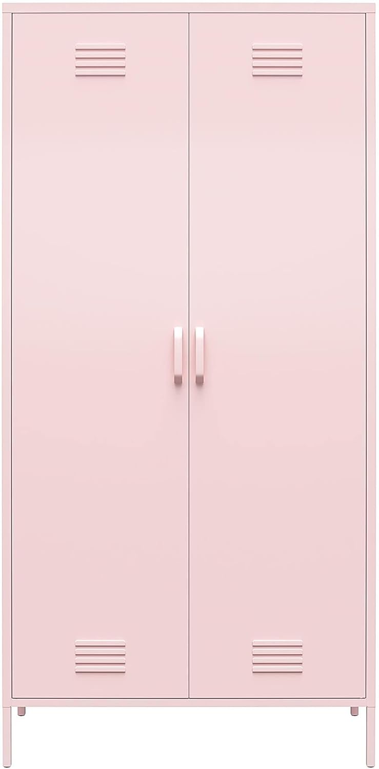 Amazon.com: Novogratz Cache 2 Door Tall Metal Locker Style Storage ...