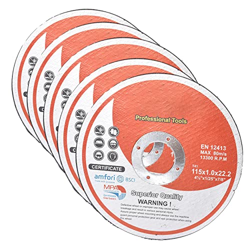 Snapklik.com : 100 Pack 4-1/2 Inch Cut Off Wheels For Metal And ...