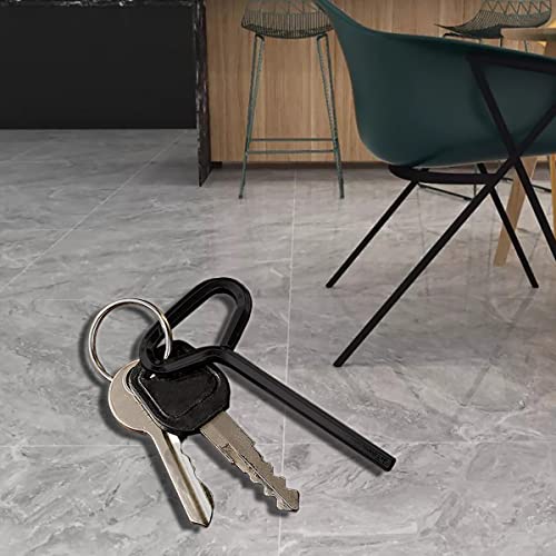 dstfuy 7/32 Inch Standard Hexagonal Dog Key with Ring Full Loop, Key ...