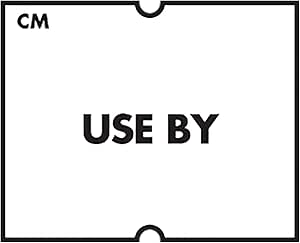 Amazon.com: DayMark Date Coder Freezable Label, "USE BY", for DM4 SpeedyMark 20 2-Line Marking ...