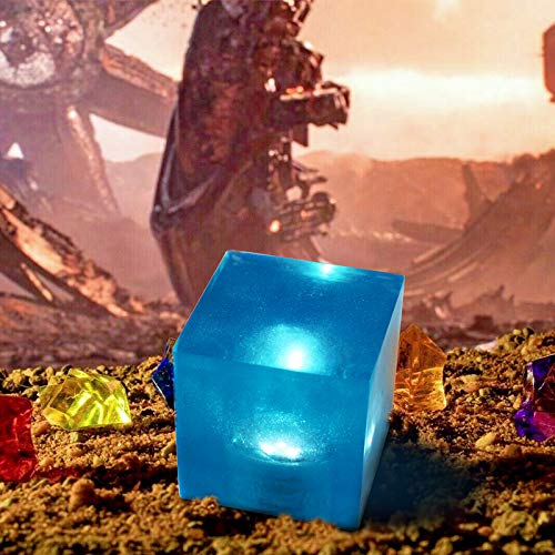 Buy Marvel Avengers LED Tesseract Cube with Infinity War Stones Cosplay ...