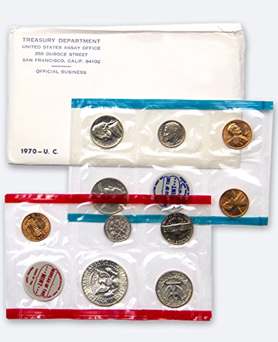 1970 US 10 Piece Mint Set In original packaging from US mint ...