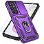 Amazon.com: SunStory Phone Case for Samsung Galaxy A35 5G Case with HD Screen Protector & Slide ...