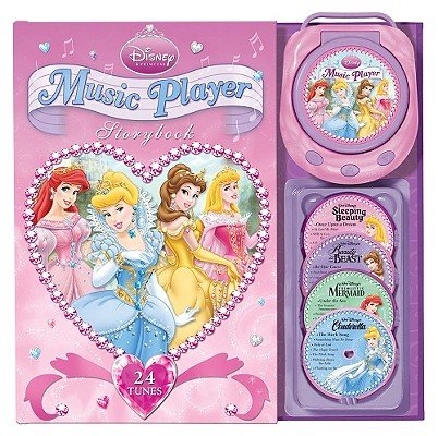 Music Player Storybook [With Music Player and 4 CDs] [DISNEY PRINCESS ...
