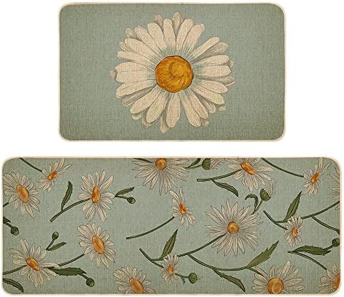Amazon.com: ARKENY Spring Kitchen Mats Set of 2, Floral Kitchen Rugs ...