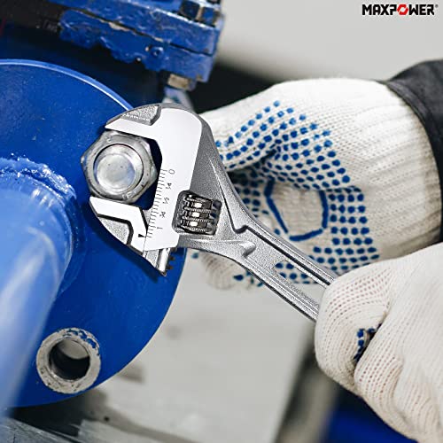 MAXPOWER Adjustable Spanner Set, Adjustable Wrench Set, 150mm/6 and ...
