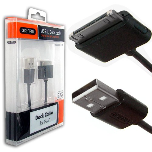 Amazon.com: Griffin Technology Usb To Dock Cable For Ipods And Iphones ...
