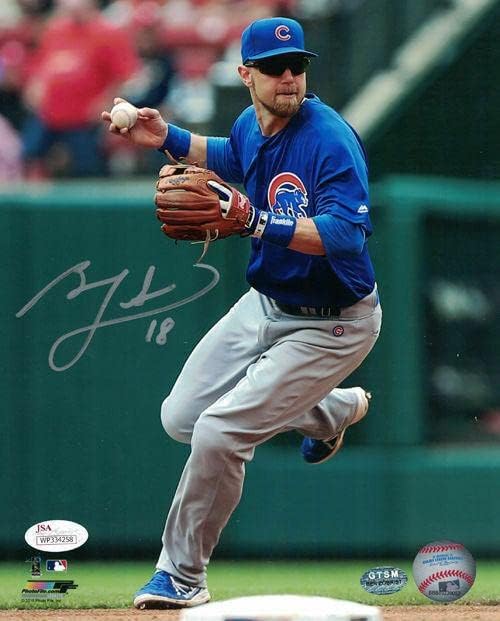 Ben Zobrist Autographed/Signed Chicago Cubs 8x10 Photo JSA 14144 PF ...