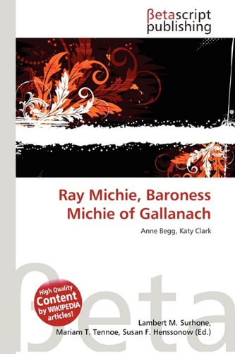 Amazon.co.jp: Ray Michie, Baroness Michie of Gallanach : Surhone ...