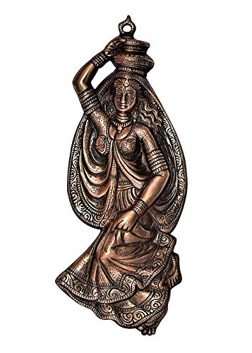 Buy Home Decor ASSAY.. Holding a Matka Over her Head Wall Hanging Lady ...