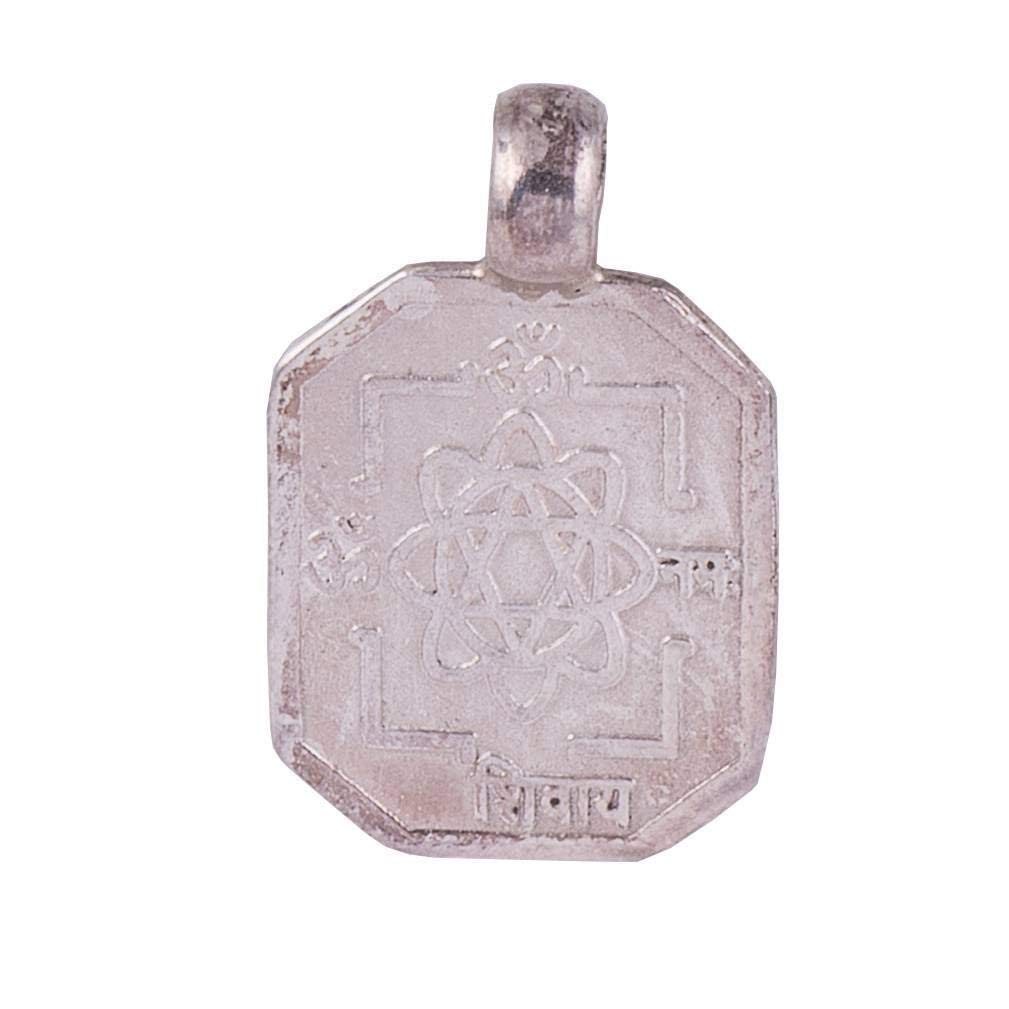 Pandit Nm Shrimali Pure Silver Lord Shiva Yantra Pendant Energized ...