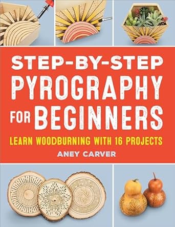 Step-by-Step Pyrography for Beginners: Carver, Aney: 9781685392581 ...