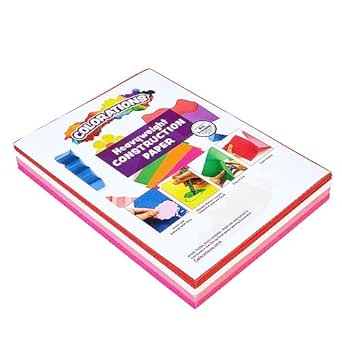 Amazon.com: Colorations Valentines Construction Paper Kit : Arts, Crafts & Sewing