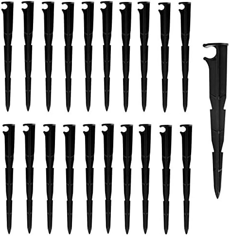 Amazon.com : 50PCS Drip Irrigation Support Stakes, Kalolary 1/4 Inch ...
