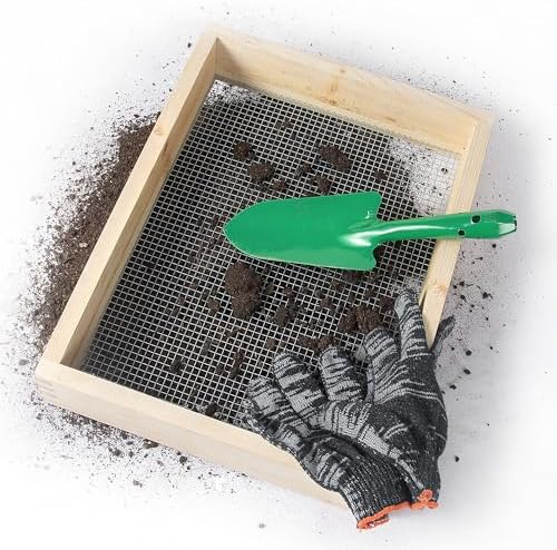 Amazon.com : Soil Sifter,Dirt Sifter for Gardening Rock Sifter for ...