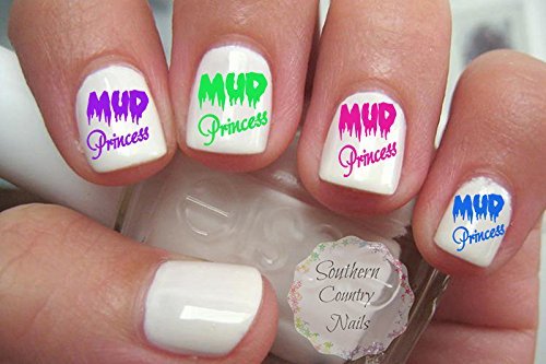 Amazon.com: Mud Princess Nail Art Decals : Beauty & Personal Care