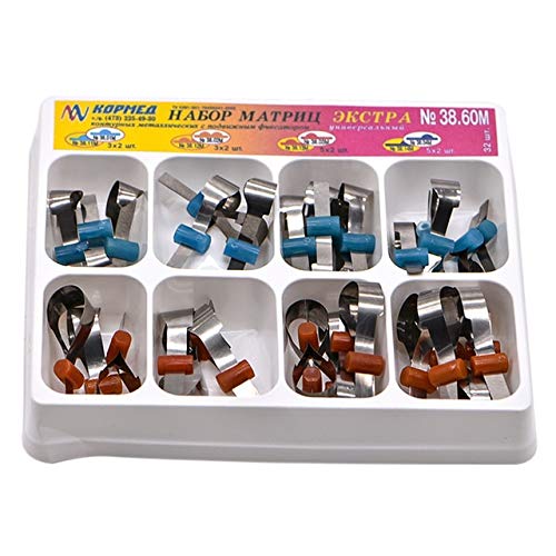 3nh 32Pcs Extra Metal Dental Bands Retainerless Universal Supermat ...