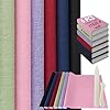 Amazon.com: 6 colors Book cloth for book binding17x35.4 inches Fabric ...