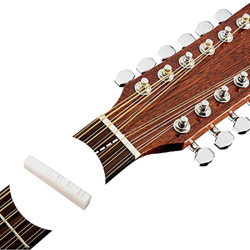 Snapklik.com : Miwayer 12 String Acoustic Guitar Bone Nut, Guitar ...