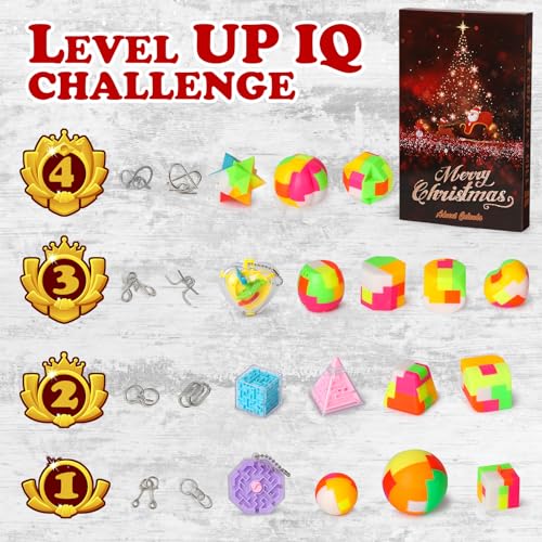 2023 Advent Calendar, Christmas 24 Days Countdown Calendar with 24 Pcs ...