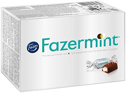 Amazon.com : 12 Boxes x 150g of Fazer Fazermint - Creamy - Mint - Dark ...