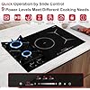 Amazon.com: 30 Inch Gas Cooktop Mix Induction Cooktop Combo with 5 ...