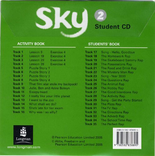 Sky 2 Activity Book CD: Abbs, Mr Brian, Bygrave, Jonathan, Freebairn ...