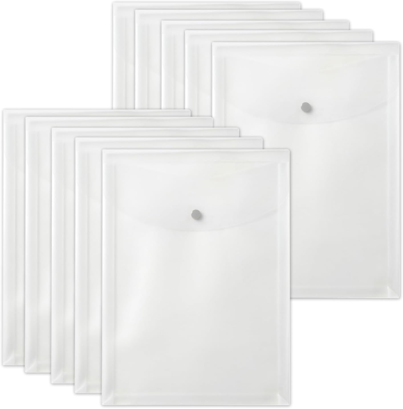 Amazon | コレクト クリアポケット フタつき A4 20枚 CF-445 | クリアホルダー | 文房具・オフィス用品