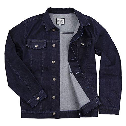 Buy Men's Classic Comfort Fit Denim Jacket (Indigo, Medium) at Amazon.in