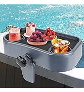 Amazon.com: Hot Tub Tray, Adjustable Spa Table Tray with 2 Cup Holders ...