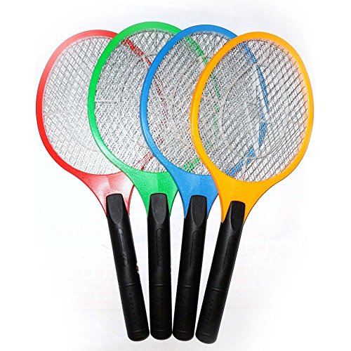 Buy crispy Rechargeable Nylon Mosquito Bat and Racket with LED Analogue ...