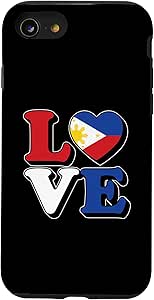 Amazon.co.jp: iPhone SE (2020) / 7/8 I Love Philippines Travel Souvenir ...