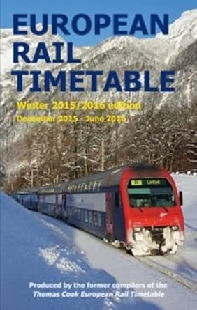 European Rail Timetable Winter | Amazon.com.br