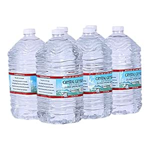 Amazon.com: Crystal Geyser Natural Alpine Spring Water, Drinking Water Bottled at the Source, 6 ...