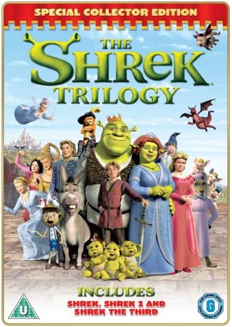The Shrek Trilogy Dvd Amazon Co Uk Andrew Adamson Kelly Asbury
