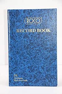 Roco Record Book, F4 Size, 200 Pages (100 Sheets), 21.00 cm (8.26 in) X ...