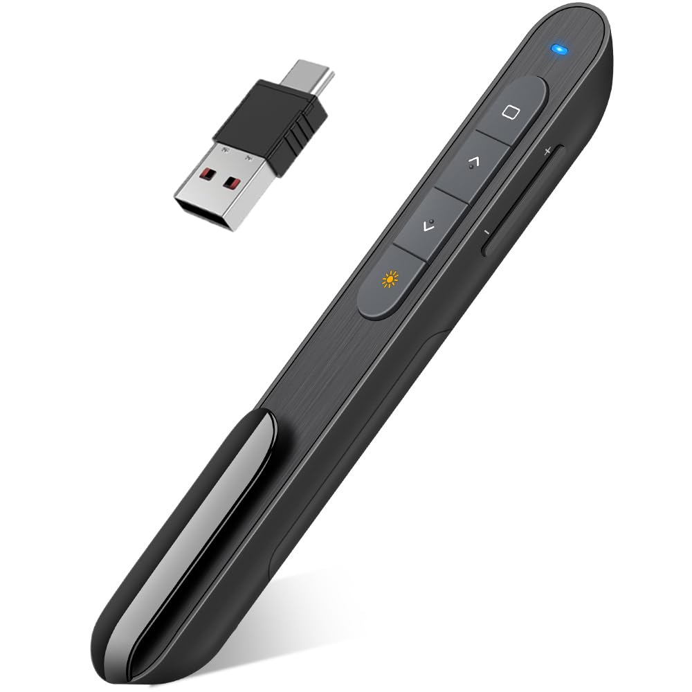 Snapklik.com : Wireless Presenter Remote Presentation Clicker For ...